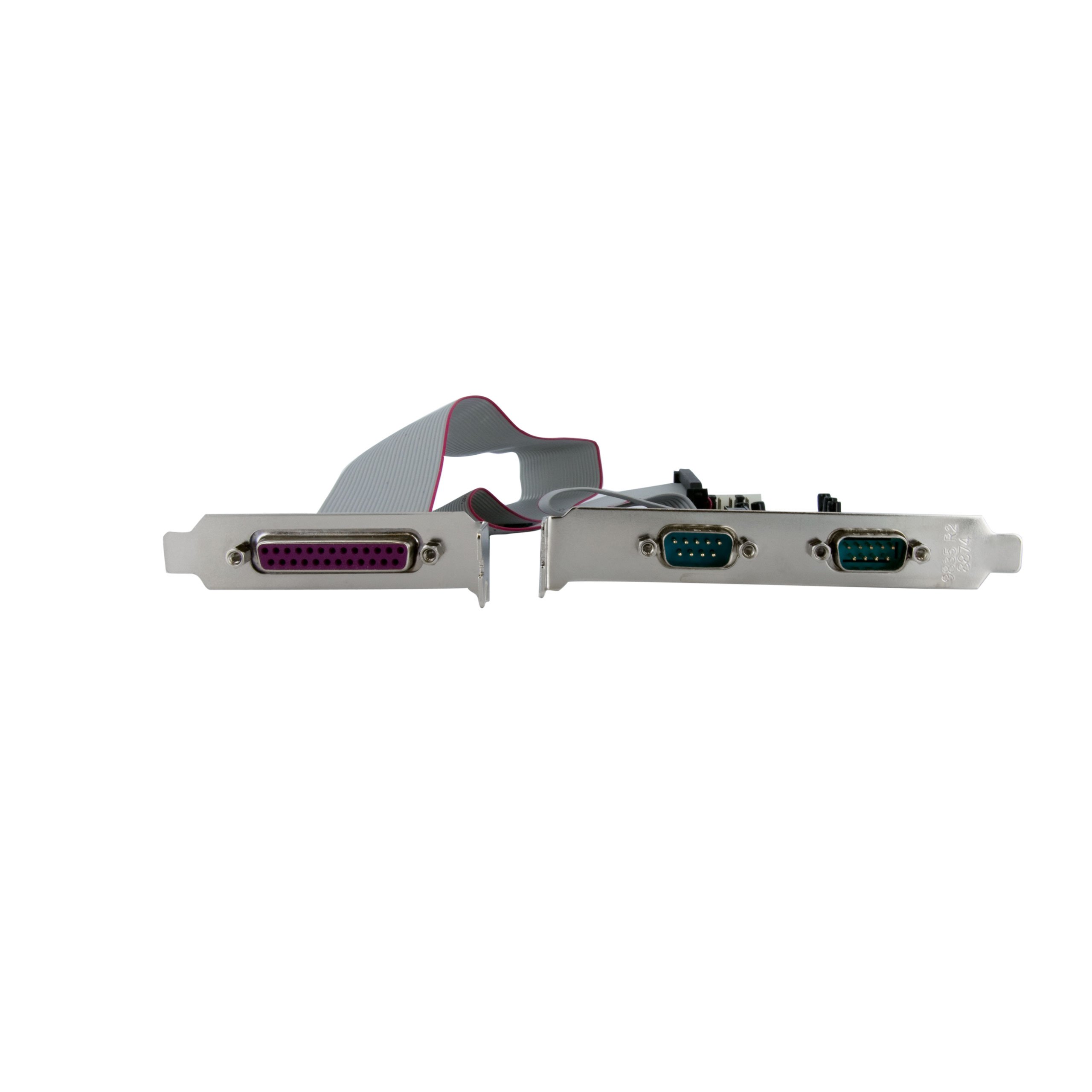 StarTech.com 2S1P Native PCI Express Parallel Serial Combo Card with 16550 UART - PCIe 2x Serial 1x Parallel RS232 Adapter Card , TAA (PEX2S5531P)