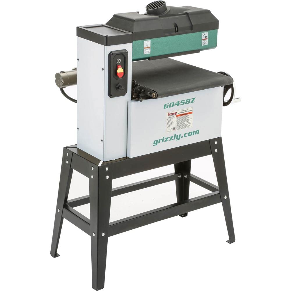 Grizzly Industrial G0458Z - 18" 1-1/2 HP Open-End Drum Sander w/VS Feed