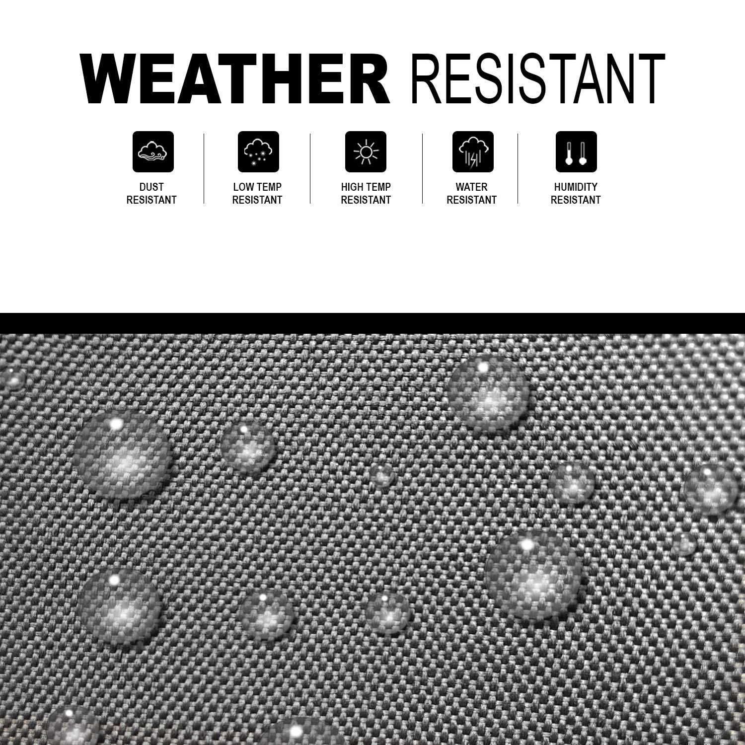 KHOMO GEAR Waterproof Heavy Duty Outdoor Air Conditioning Cover AC Protector, Conditioner Outside Units, Grey,AC-Cover-Grey