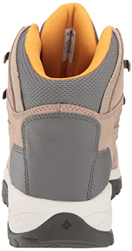 Columbia Women’s Newton Ridge Plus Waterproof Amped Hiking Boot, Waterproof Leather, Oxford Tan/Dusty Green, 6.5