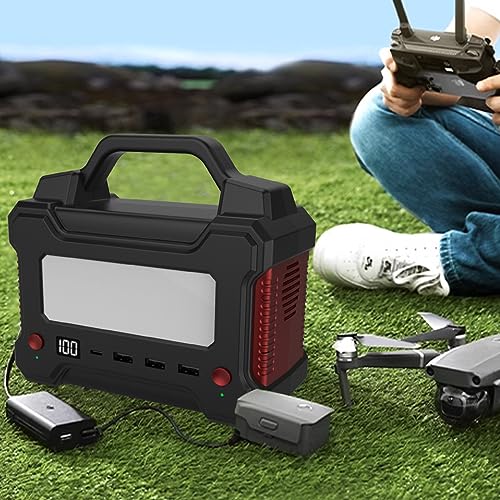 CONROWR 150Wh Portable Power Station Camping Solar Generator Laptop Charger with 150W 110V Peak AC Outlet, USB Ports LED Flashlights, DC Ports for CPAP Home Camping Emergency