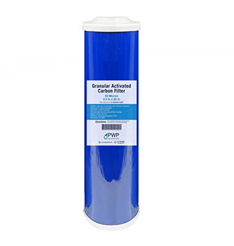 Granular Activated Carbon GAC Water Filter 20x4.5" 50 Micron 6 Pack