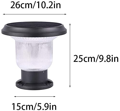 zeyujie Outdoor Waterproof LED Column Head LightSolar Column Head LightOutdoor Courtyard Led Home Garden Villa Outdoor Waterproof Wall Door LightGarden Square Wall Head Light