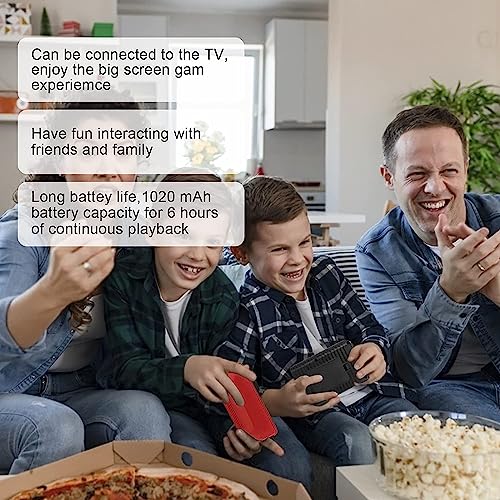 Handheld Game for Children, Portable Retro Video Game with 500 Classic FC Games 2.8-Inch Color Screen, Retro Mini Game, Support TV Connection & Two Players