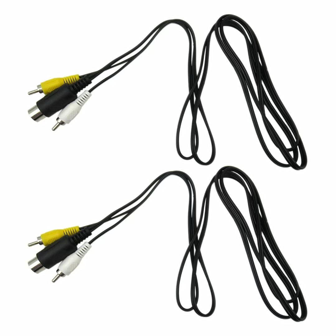 WGL New 6FT RCA TV AV Audio Video Cord Cable for Sega Genesis 1 & Sega Master System