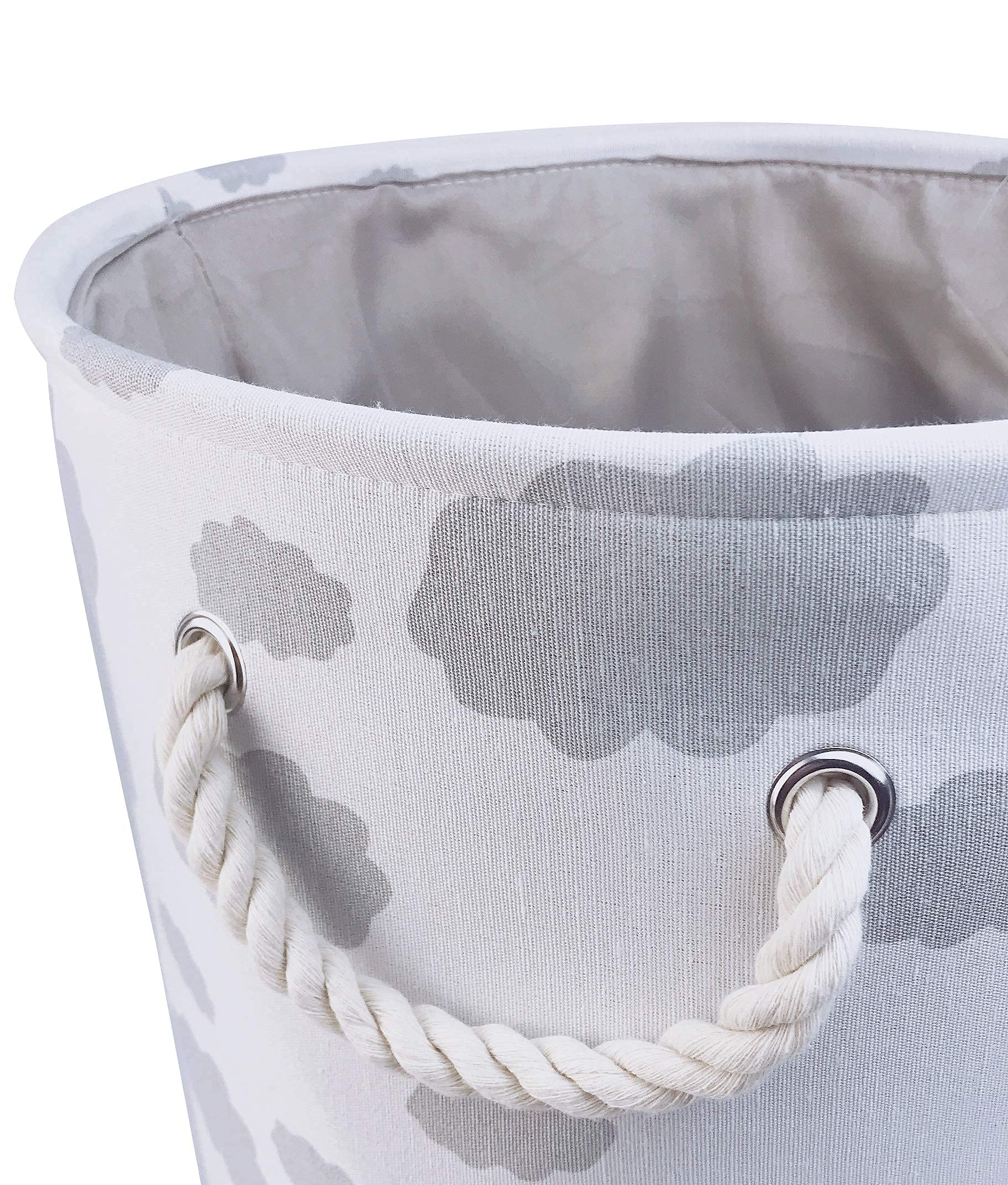 CHENGVERSON Boy Canvas Durable Laundry Hamper Lovely Room Decor Thicken Clothes Basket Kids Toy Organizer Storage Bin (Lion)