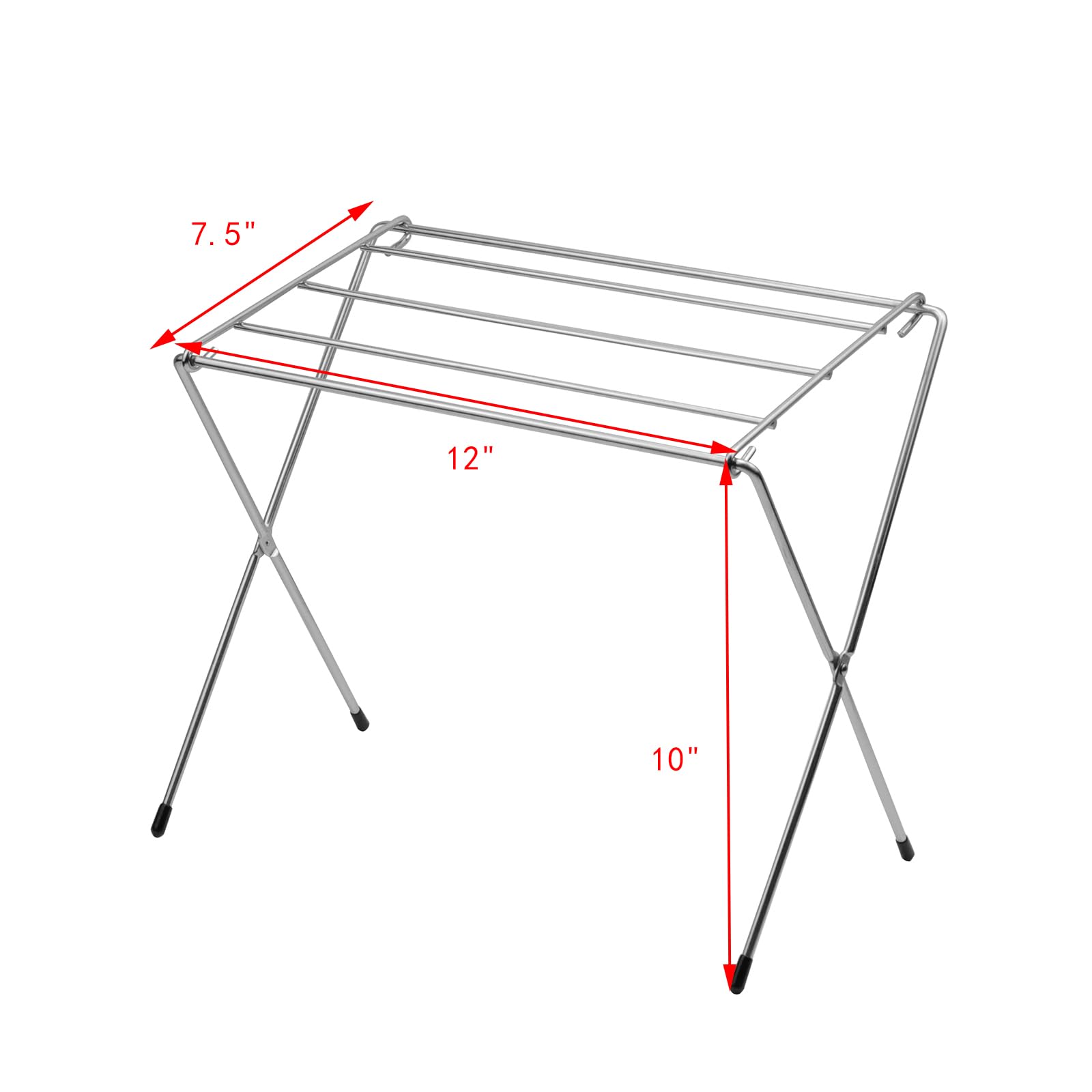 Geesatis Hand Towel Holder Stand, Stainless Steel Countertop Towel Stand, for Barthroom, 1 Pcs, 12x7.5x10inch