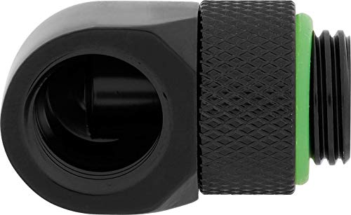 Corsair Hydro X Series 90° Rotary Adapter Twin Pack, Black, Model Number: CX-9055009-WW