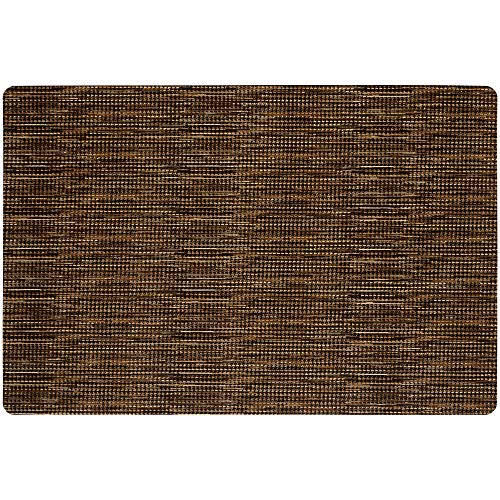 SoHome Ultra Thin Indoor Door Mat Kitchen Mat, Low Profile Stain Resistant Nonslip Design, Machine Washable, 24" x 35", Brown