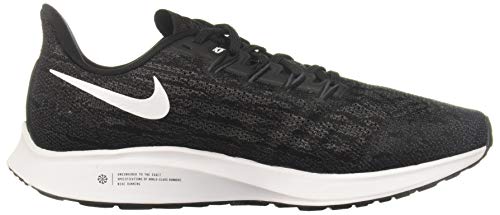 Nike Women's Air Zoom Pegasus 36 Running Shoes, Black/White-thunder Grey, 7