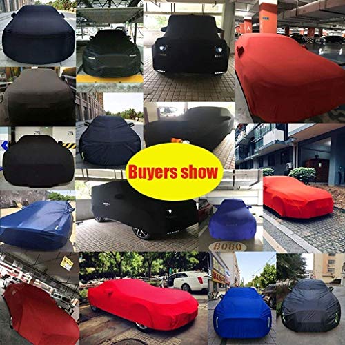 CHEY Car Cover, Compatible with Audi E-tron Concept, Customizable Blue Velvet Stretch Car Cover is Dustproof, Not Waterproof, Suitable for Indoor Car Show