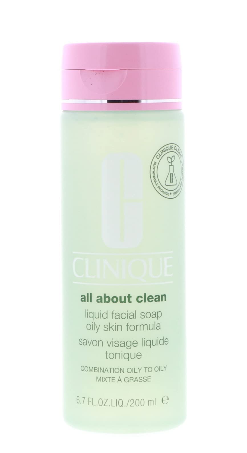 Clinique All about Clean Liquid Facial Soap Oily Skin, 6.7 Ounce