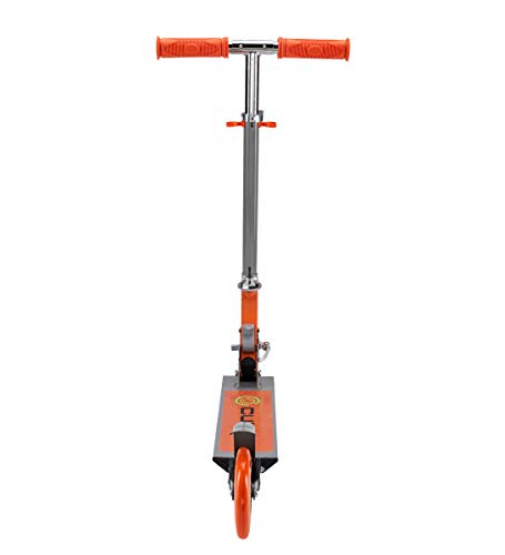 Curve ACTSCOT-489CV-ORG Standard Folding Metal Scooter for Kids, Easy Fold-N-Carry Design, Ultra-Lightweight, Portable Folding Design Comforable & Safe Durable & Easy to Ride, Orange
