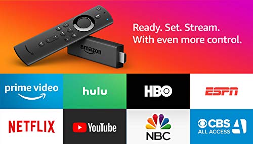 Certified Refurbished Fire TV Stick streaming media player with Alexa built in, includes Alexa Voice Remote, HD, easy set-up, released 2019