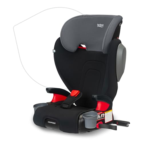 Britax Highpoint 2-Stage Belt-Positioning Booster Car Seat, Teal - Highback and Backless Seat
