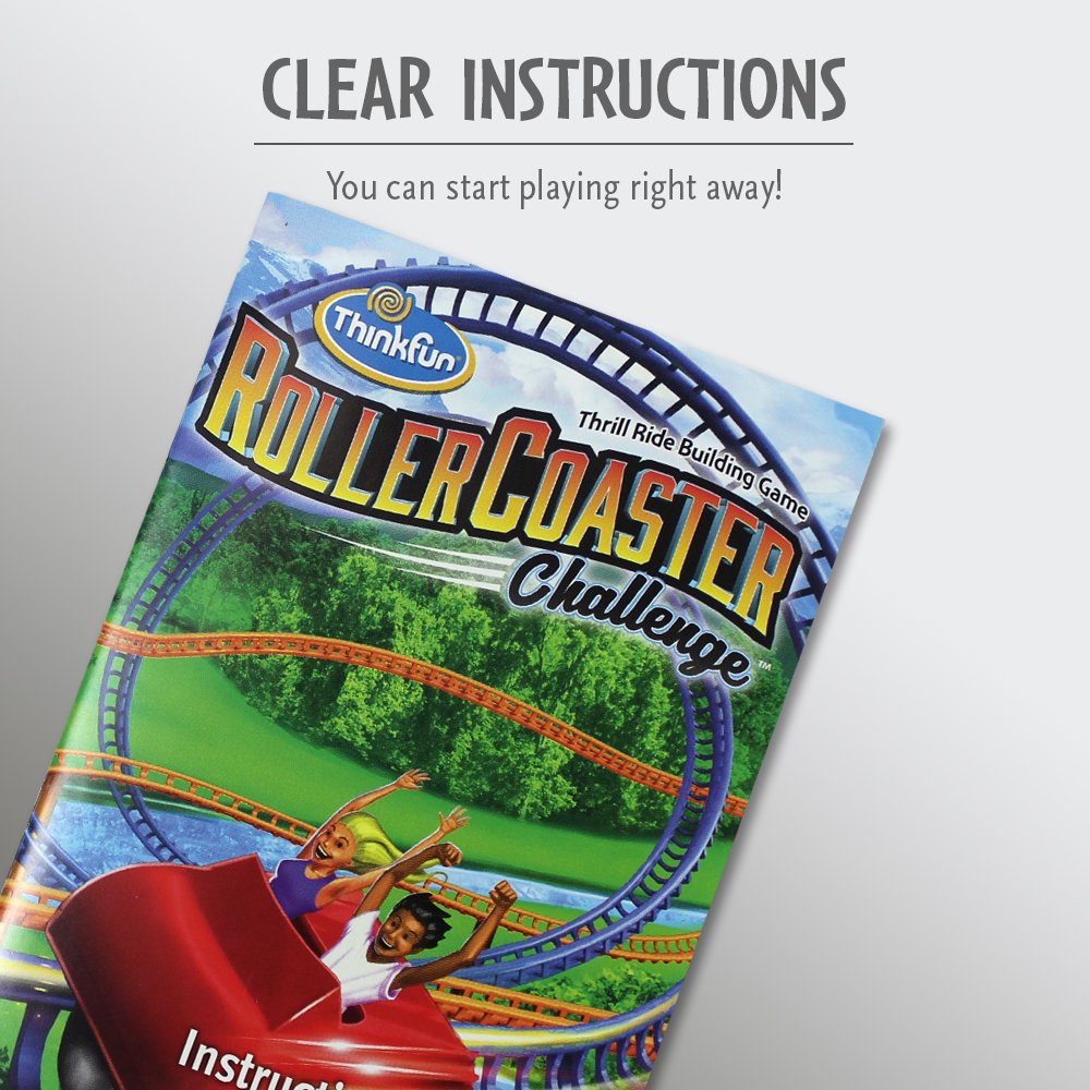 ThinkFun Roller Coaster Challenge STEM Toy and Building Game for Boys and Girls Age 6 and Up β TOTY Game of the Year Finalist