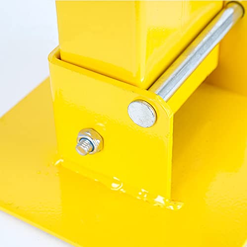 Heavy Duty Foldable Parking Space Lock 37.7Cm Steel Parking Barrier Safety Barrier Double Lock Manual Parking Blocker Durable with Screws & Padlock