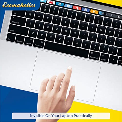 Ecomaholics 2 pcs Laptop Touchpad Trackpad Protector Transparent for Lenovo Flex 7i Evo Platform 14" 2-in-1screen Laptop - 12th Gen Core i7-1255U - Windows 11 Tablet Notebook 16GB RAM 512GB