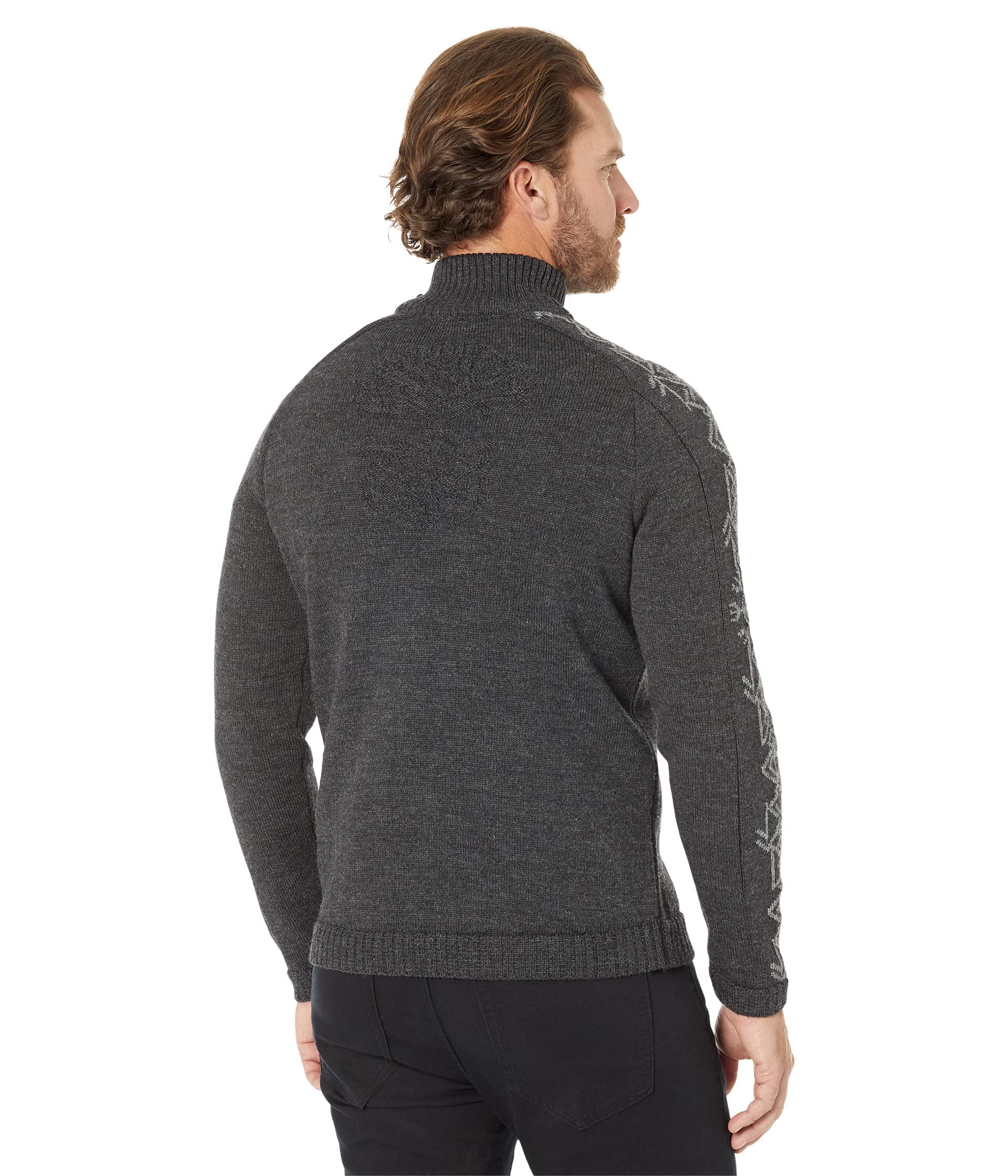 Dale of Norway Sigurd Men’s Sweater Norwegian Wool Mock Neck Sweater for Men
