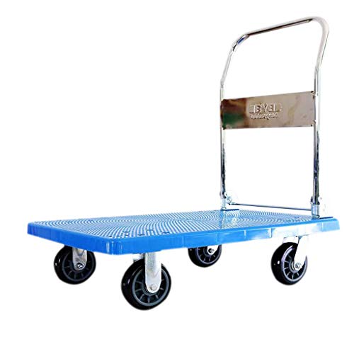 Generic Carts,Platform Trucks,Warehouse Office Garden Garage Workshop Folding Heavy Duty Flat Bed Transport Carthome Hand Trolley/a