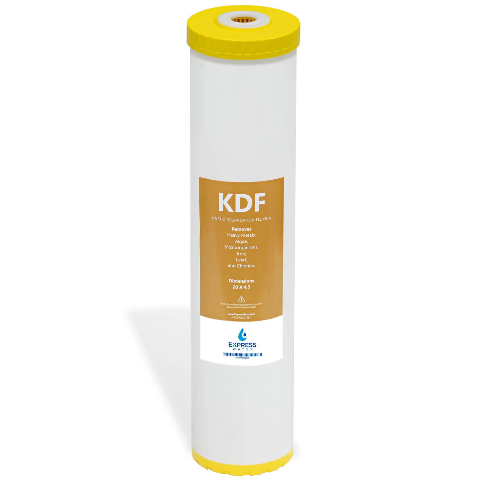 Express Water WH300SCGS Whole House Water Filtration System, Stainless Steel and Express Water Kinetic Degradation Fluxion Replacement Filter