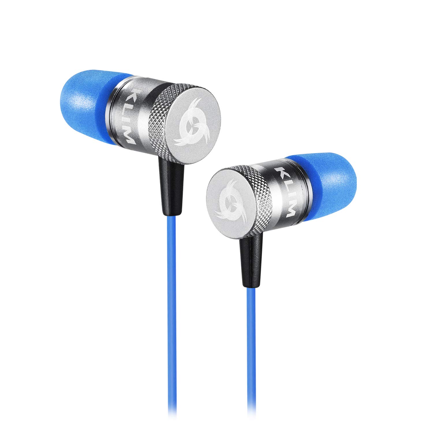 KLIM Fusion Earbuds with Microphone - New - Innovative: in-Ear with Memory Foam - Long-Lasting Wired Ear Buds - Earphones with Mic and 3.5mm Jack - Green