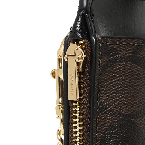 Coach Womens North/South Phone Crossbody (IM/Brown/Black)