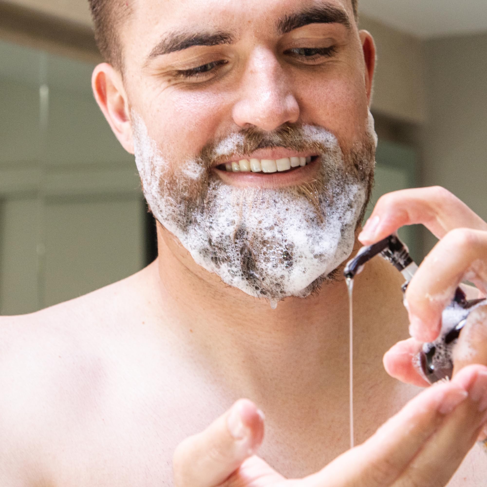 Every Man Jack Mens Sandalwood Grooming Set - Five Full-Sized Essentials: Wash, Lotion, Hydrating Oil, Butter, and Comb