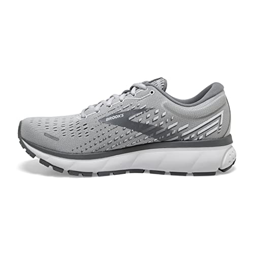 Brooks Women's Ghost 13 Running Shoe - Alloy/Oyster/White - 8 Medium