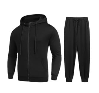 COOFANDY Mens Jogger Sets 2 Piece Outfits With Hoodie Active Suits for Men Sports Sweatshirts