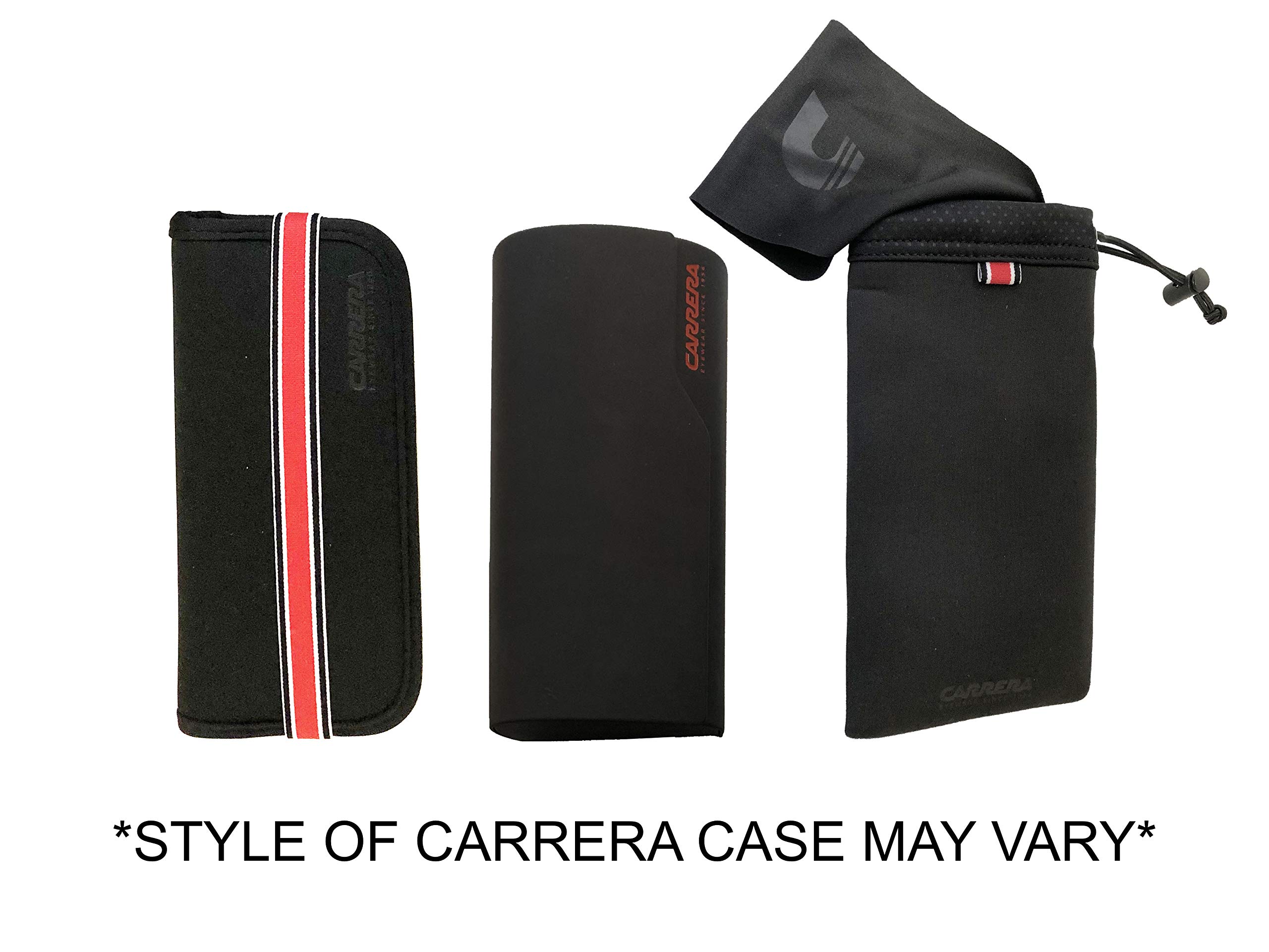 Carrera CA152/S 085K/WJ 60M Ruthenium Black/Grey Polarized Square Sunglasses For Men For Women+ BUNDLE with Designer iWear Eyewear Kit