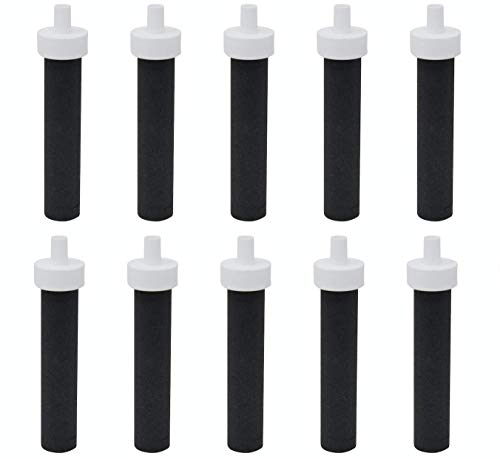 Fette Filter Replacement Filters for Brita Water Bottles β BPA Free Water Filters Compatible with Brita Hard-Sided Bottles & Sport Sided Bottles β Compare to Part #BB06. (Pack of 10)