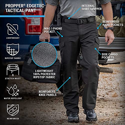 Propper Men's Edgetec Tactical Pants, Ranger, W: 42'' x Large: 34''