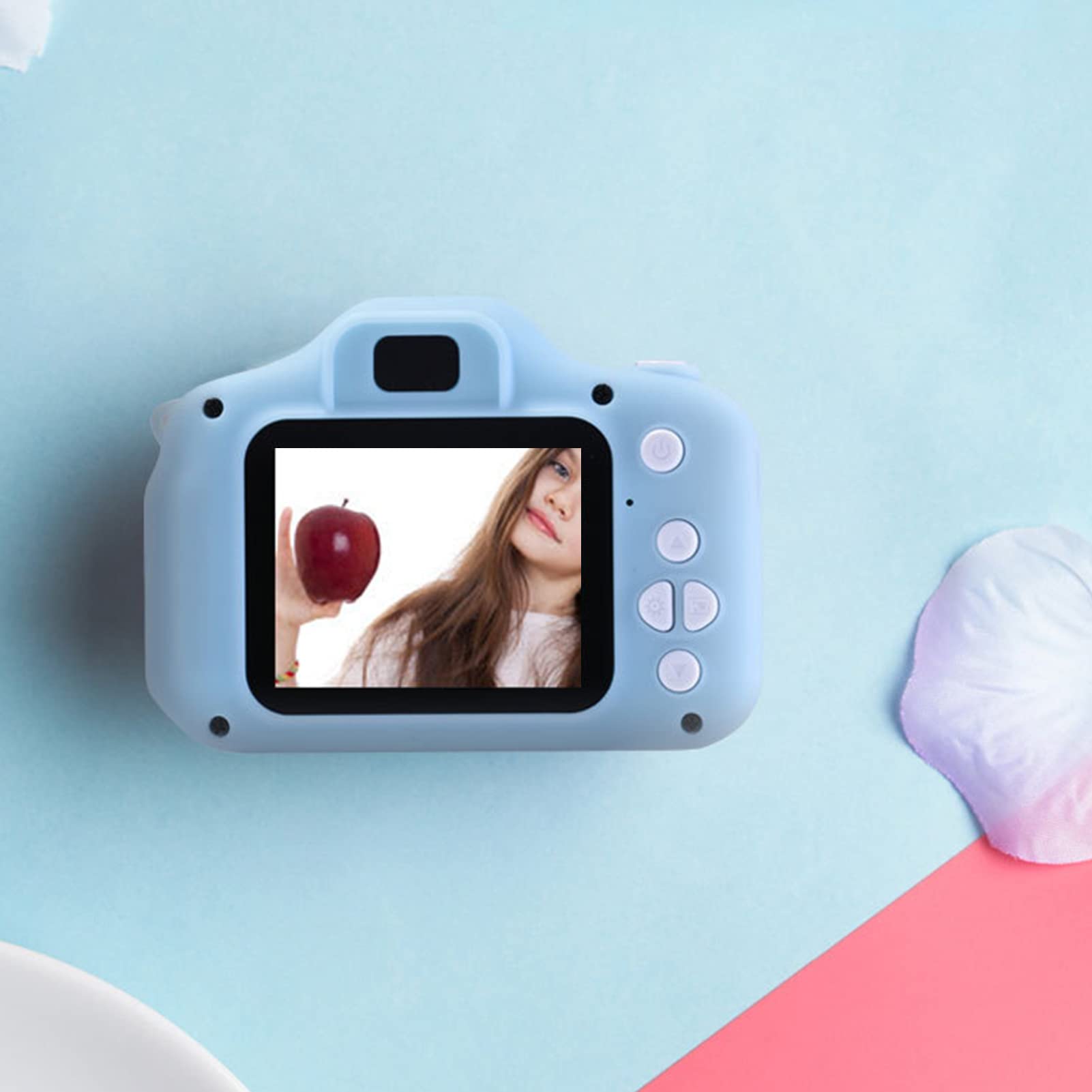 Children Digital Camera, Gift Fall Resistant Children Mini Camera 32GB Maximum Memory Card for 3β12 Yrs for Travel