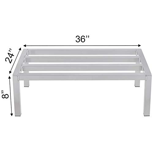 Regal Altair Aluminum Dunnage Rack 36" x 24" | 8" Off The Floor | 900 Lbs Capacity