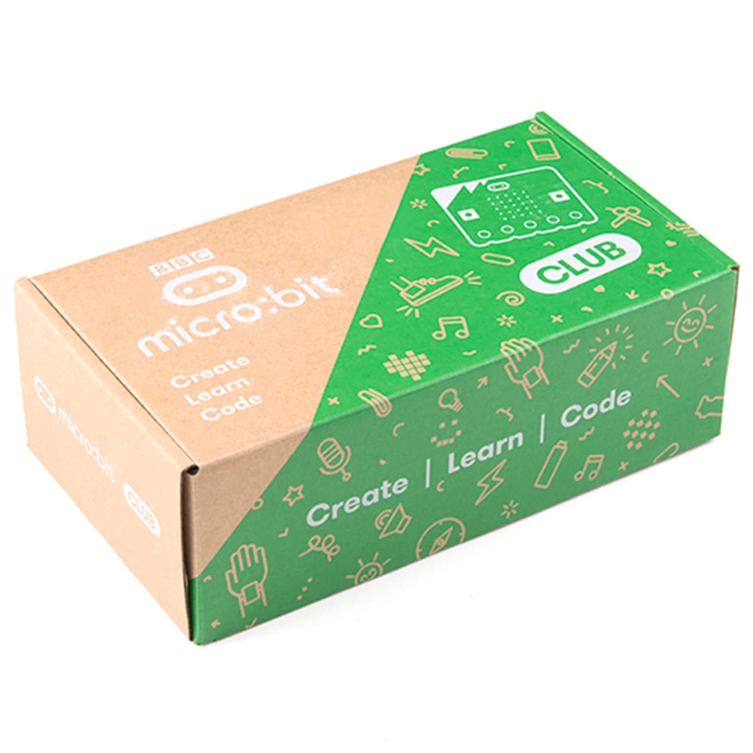 ELECFREAKS microbit V2.2 Club Kit (10 Pack microbit v2.2 go kit) Programming Development Board STEM Pocket-Sized Micro:bit V2 Computer,Built-in Touch Sensitive Logo,Speaker and Microphone