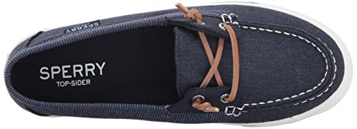 Sperry Womens Lounge Away Sneaker, Navy, 7.5