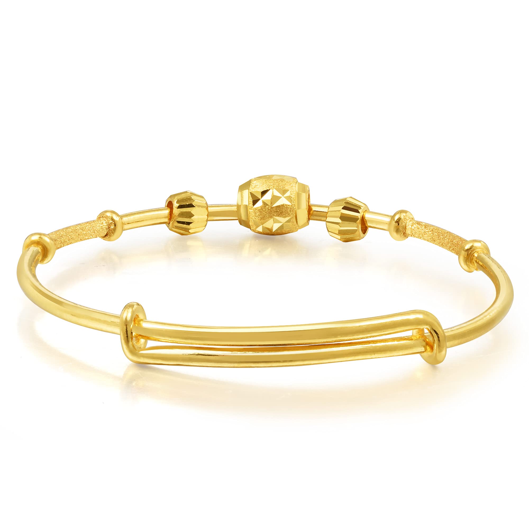CHOW SANG SANG 999.9 24K Gold Price-by-Weight 5.31g Gold Adjustable Bangle for Tiny Size Gift 64731K