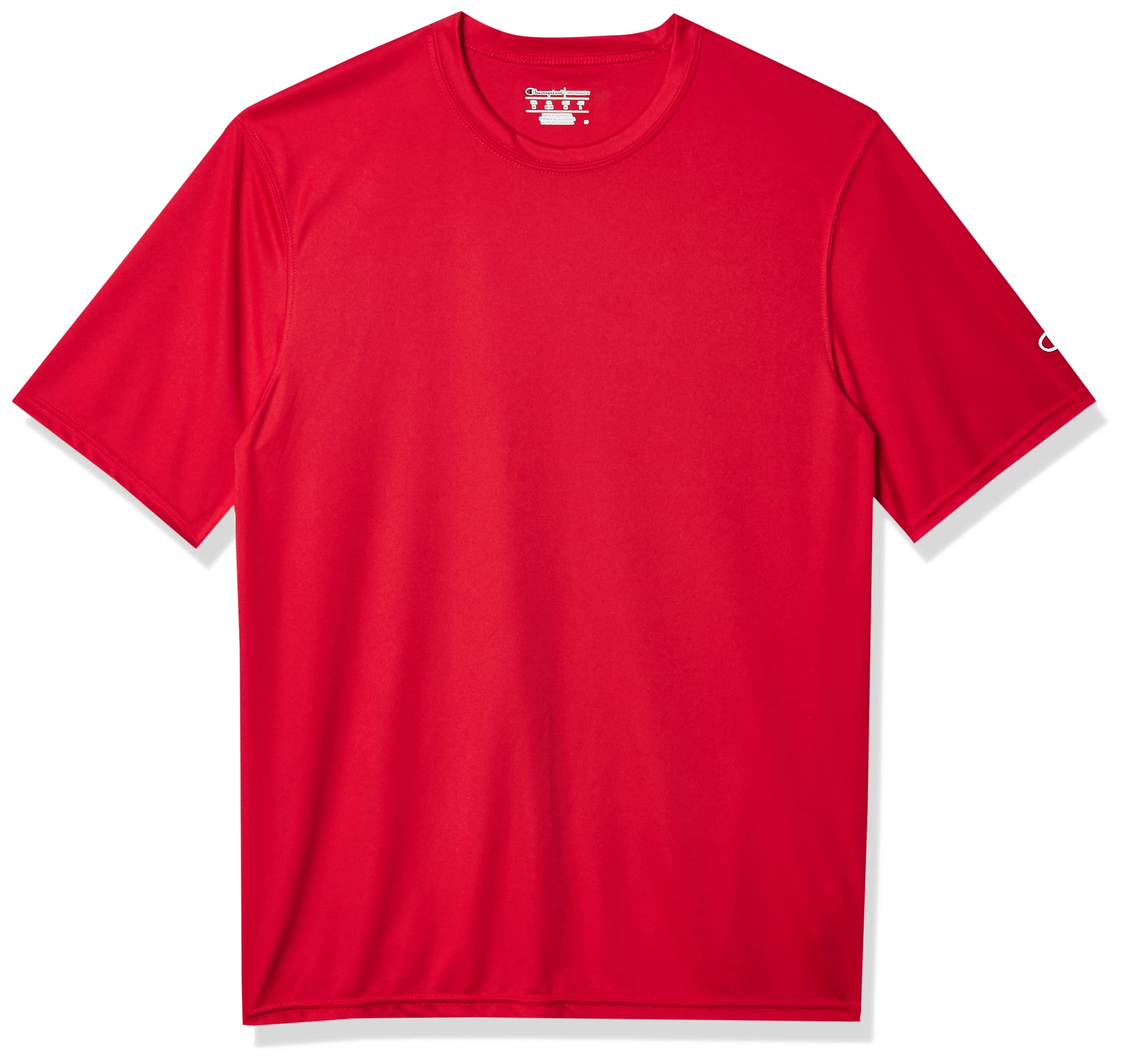 Champion Men's Short Sleeve Double Dry Performance T-Shirt, Scarlet, XX-Large