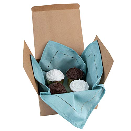 Brown Kraft Gift Box 8x8x4 Inches 10 PACK, Great for All Occasions Boxes for Gifts, Cupcake Box, Cake Box, Craft Box