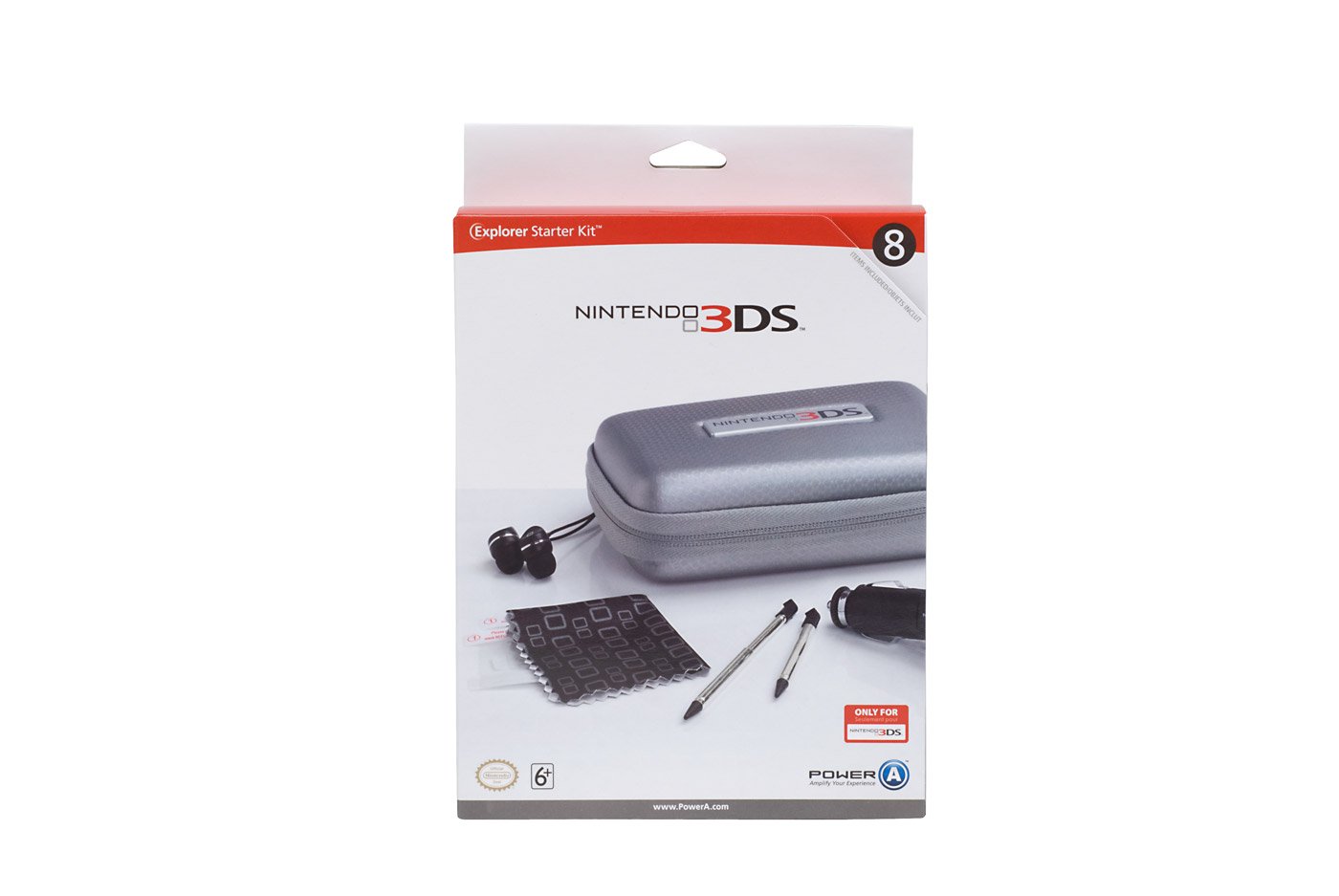PowerA Nintendo Official Explorer Starter Kit for 3DS - Gray