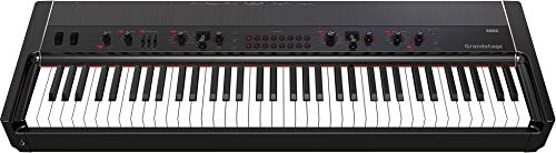 Korg Grandstage 73-Key Digital Stage Piano Bundle with Instrument Cable, MIDI Cable, and Austin Bazaar Polishing Cloth
