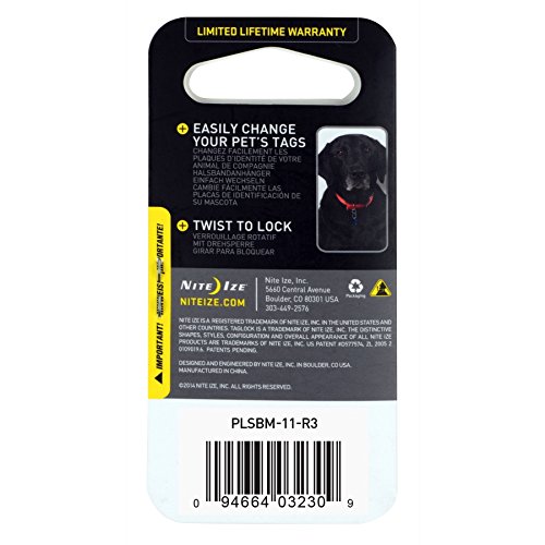 Nite Ize S-Biner TagLock Stainless Steel Locking Biner for Dog Collar (2-Pack)2
