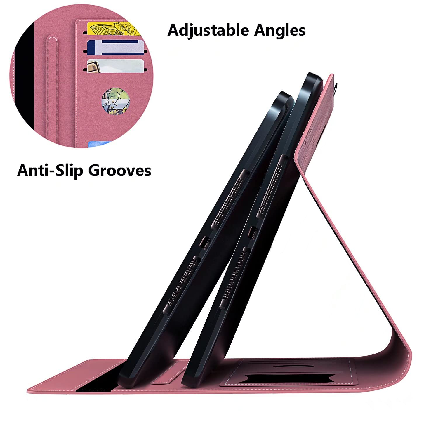 Case for Apple iPad 9.7 (5th/6th Generation 2017/2018), Ultra Slim PU Leather Folio Smart Stand Case for Apple ipad Air 2/ipad Air 1/ipad Pro 9.7 inch, Dandelion Pink