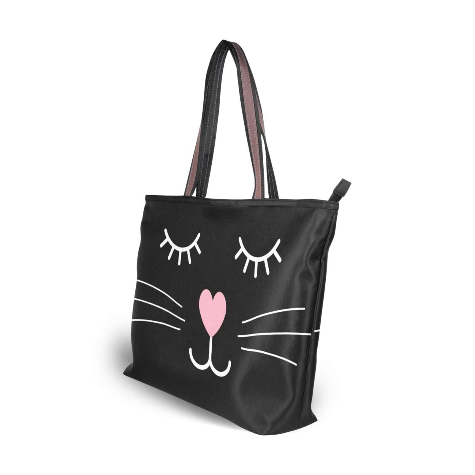 Women's Shoulder Tote Bag Purse Handbag with Pocket Polyester Printed Beach Bag