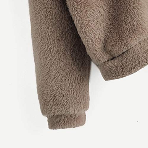 Womens Casual Hooded Sweatshirt Loose Drawstring Pullover Hoodies Long Sleeve Solid Bear Ear Sweatshirt Tops