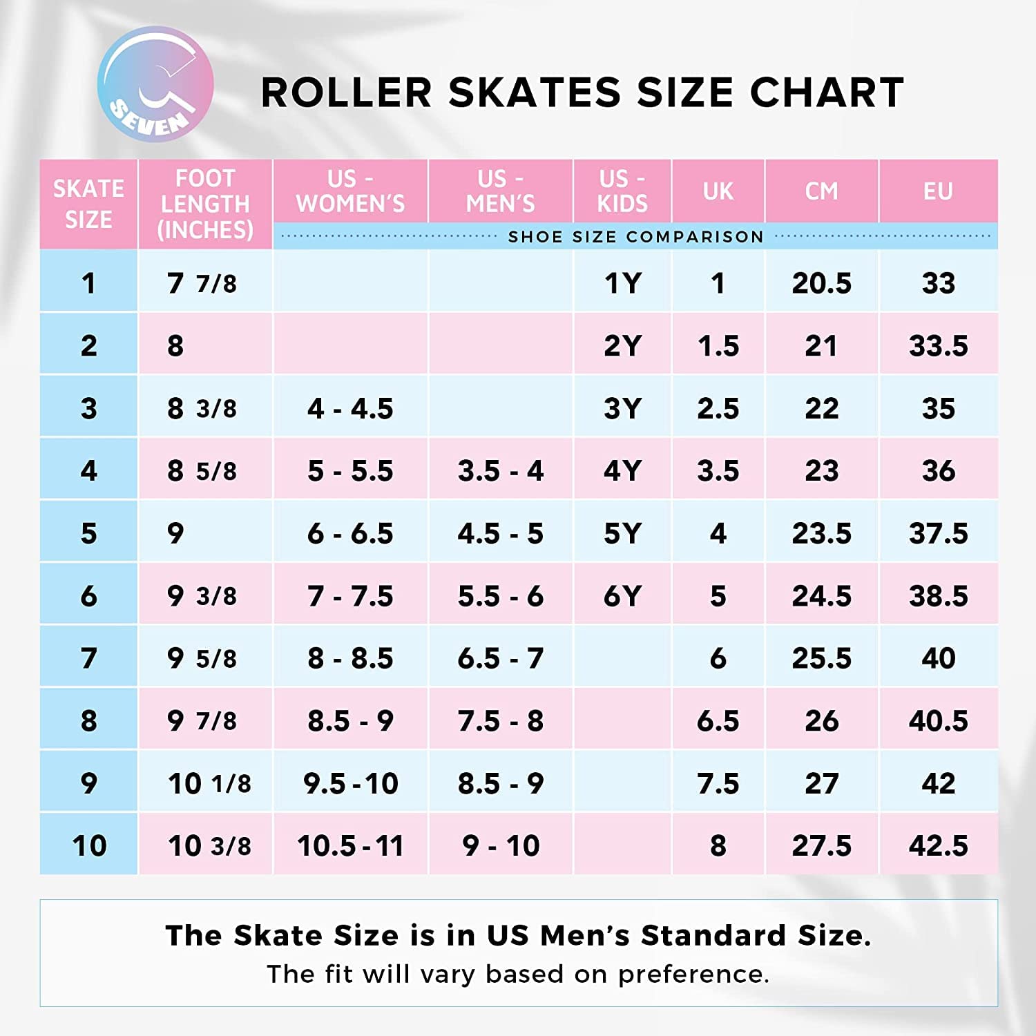 C SEVEN C7skates Cute Roller Skates for Girls and Adults (Edelweiss, Women's 9 / Men's 8)