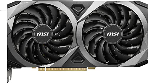 MSI Gaming GeForce RTX 3060 Ti LHR 8GB GDRR6X, 256-Bit, HDMI/DP, Nvlink, Torx Fan 3, Ampere Architecture OC Graphics Card (RTX 3060 TI Ventus 2X 8GD6X OC)