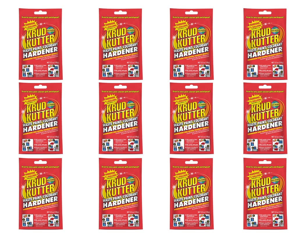 Krud Kutter Waste Paint Hardener, 3.5 Oz. Bag - Lot of 12