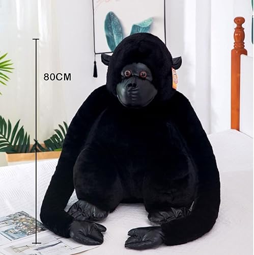KLLKR Plush Soft Huge Gorilla Stuffed Animal Soft Huggable Gorilla Pillow Super Soft Plush Doll Animal Toy for Kids and Adults Cuddlekins
